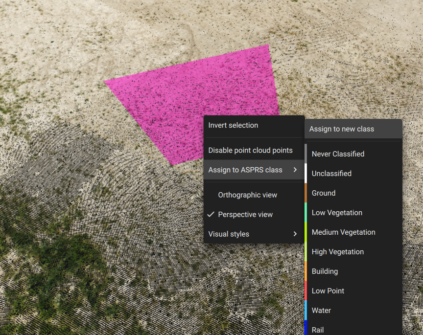 How to classify point clouds in PIX4Dmatic